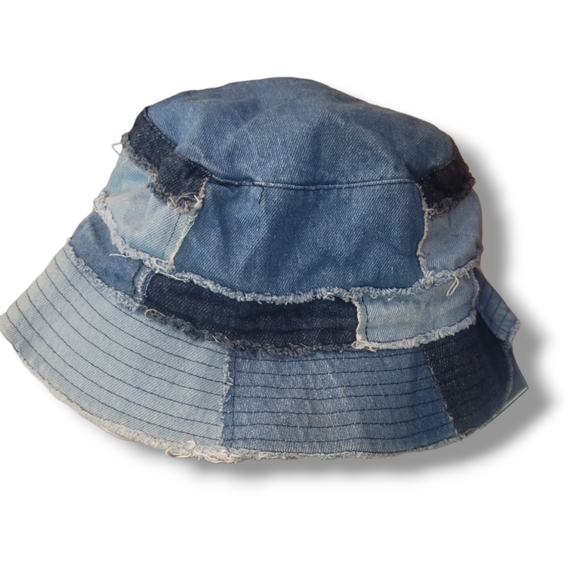 Accessories | Denim Patchwork Bucket Hat | Poshmark